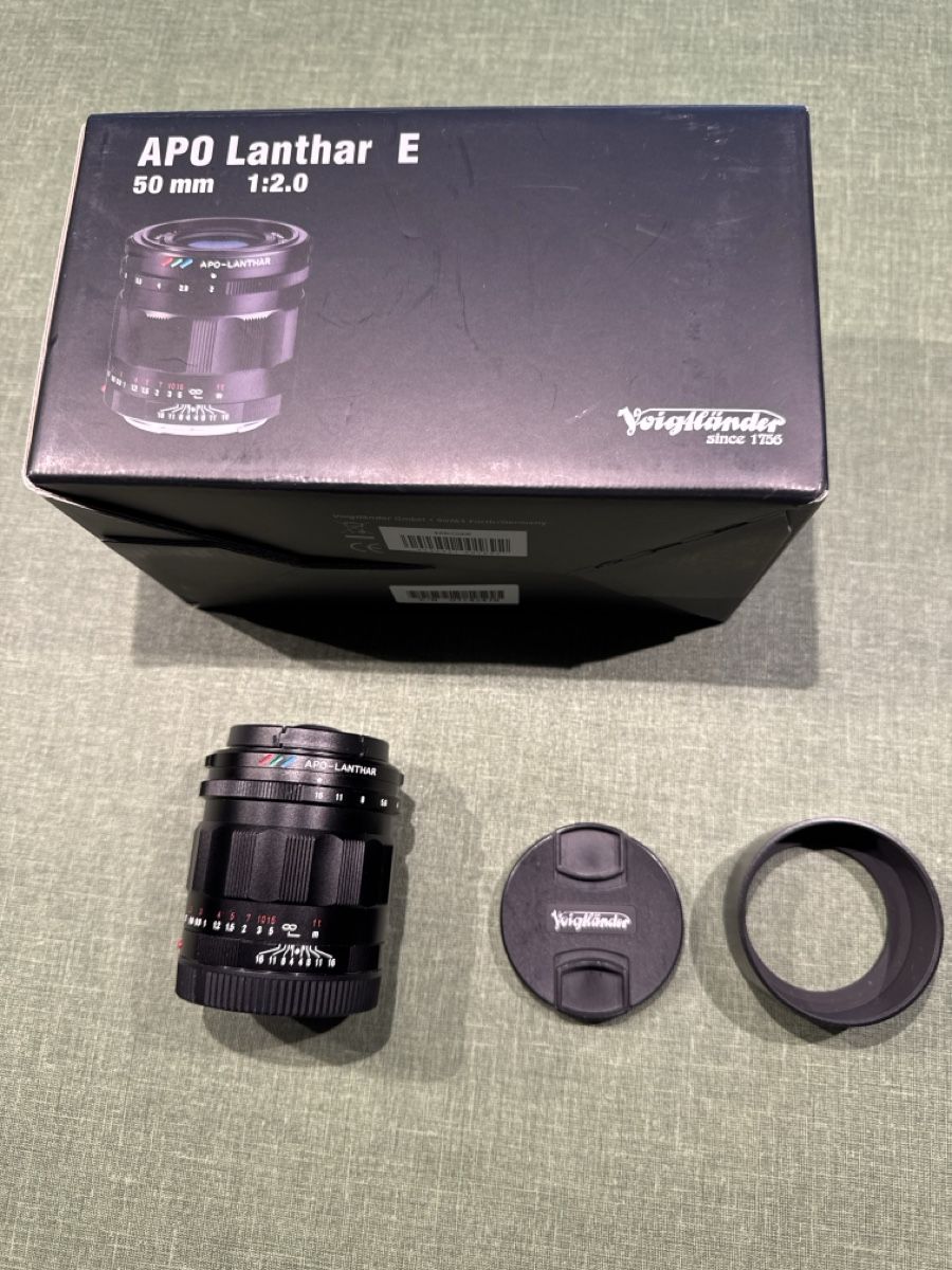 Apo Lanthar 50mm 1:2.0 per attacco Sony E-mount – VERKAUF.it